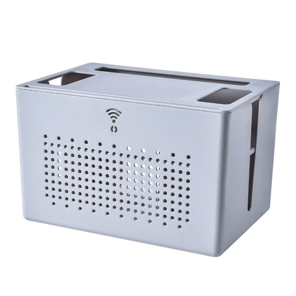 Desktop storage box router set-top box socket network cable wire ...