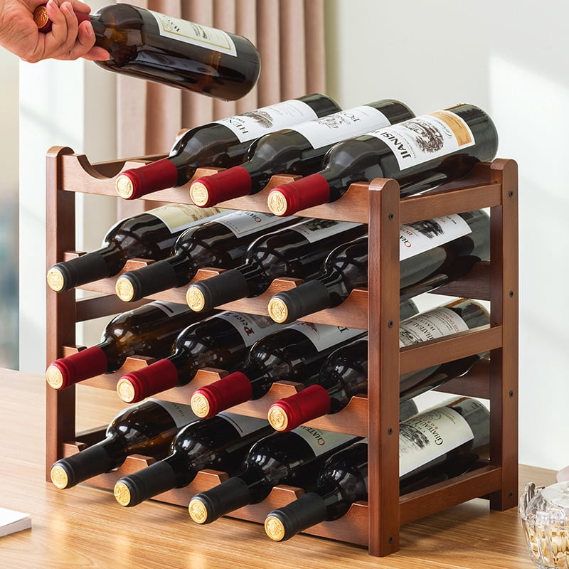 Desktop wine rack, wine cabinet display rack, home living room red wine ...