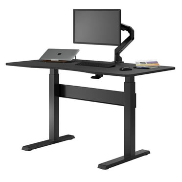 Desky Zero Laminate Office Desk - Black / Small 47.2 X 29.5 Inches ...