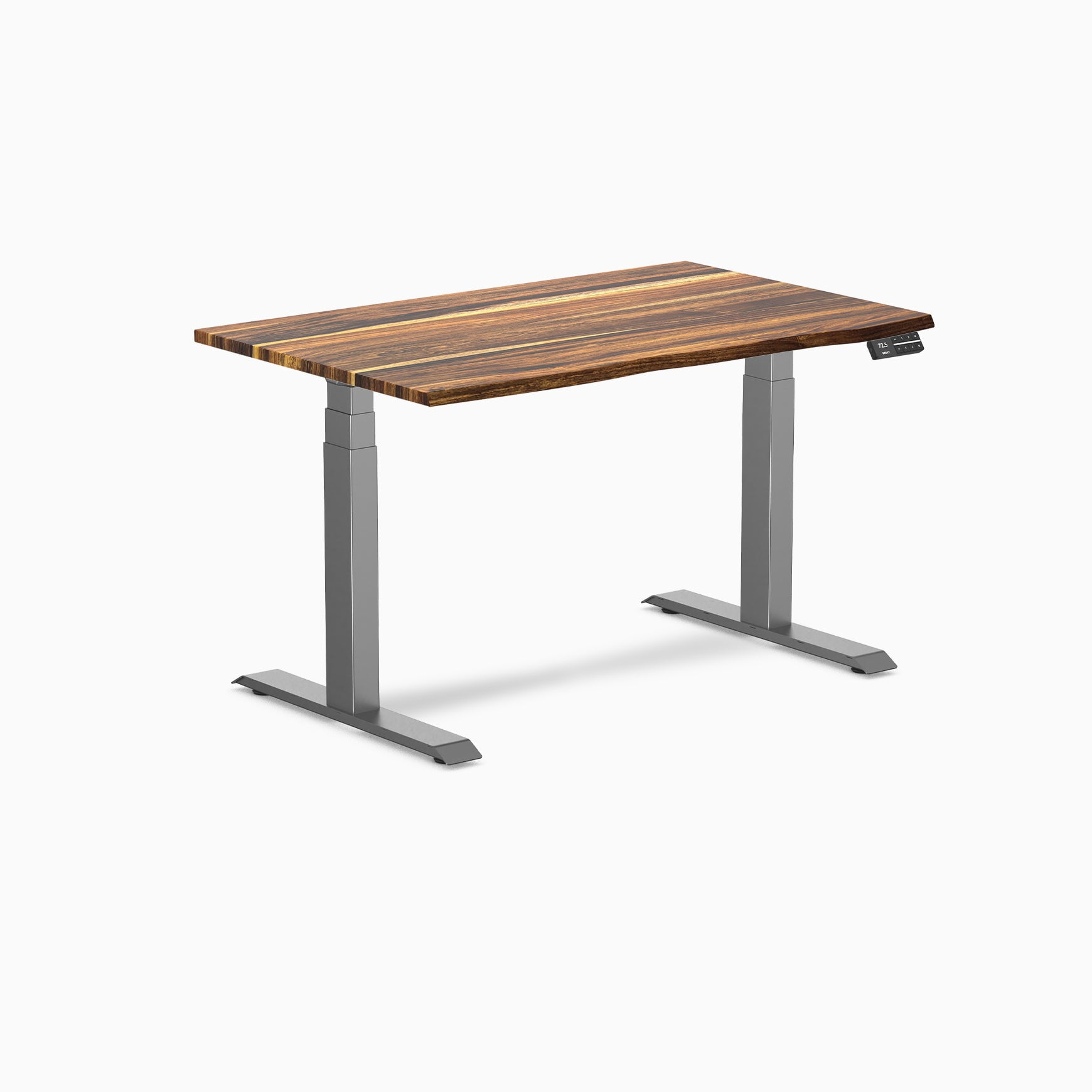 Desky Dual Hardwood Sit Stand Desk - Pheasantwood / 48 X 30 Inches ...