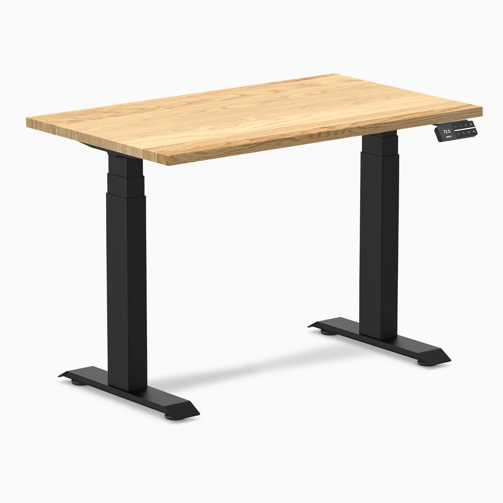 Desky Dual Mini Hardwood Sit Stand Desk - White Oak / 40 X 24 Inches ...