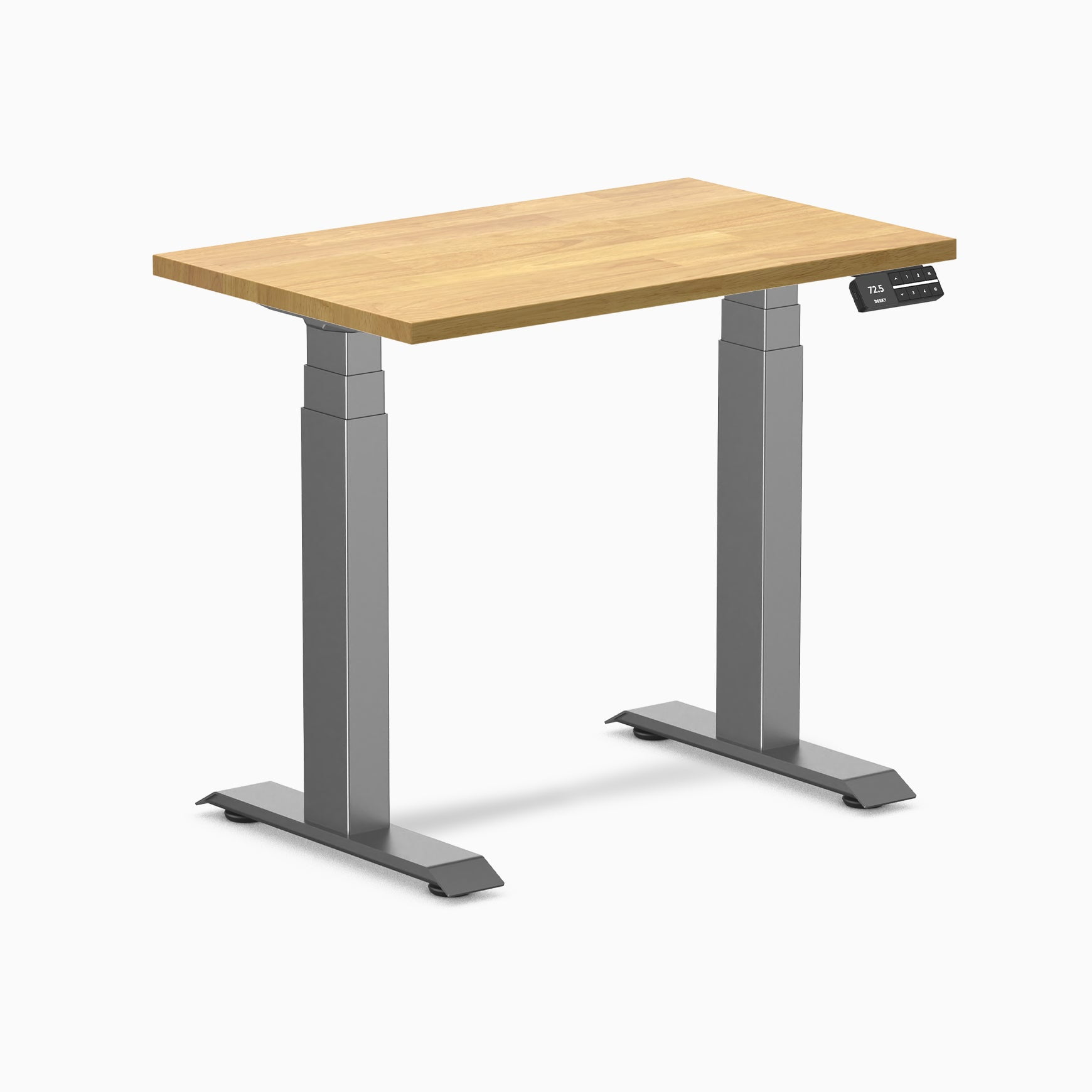 Desky Dual Mini Rubberwood Sit Stand Desk - Light Oak / 32" X 20 ...