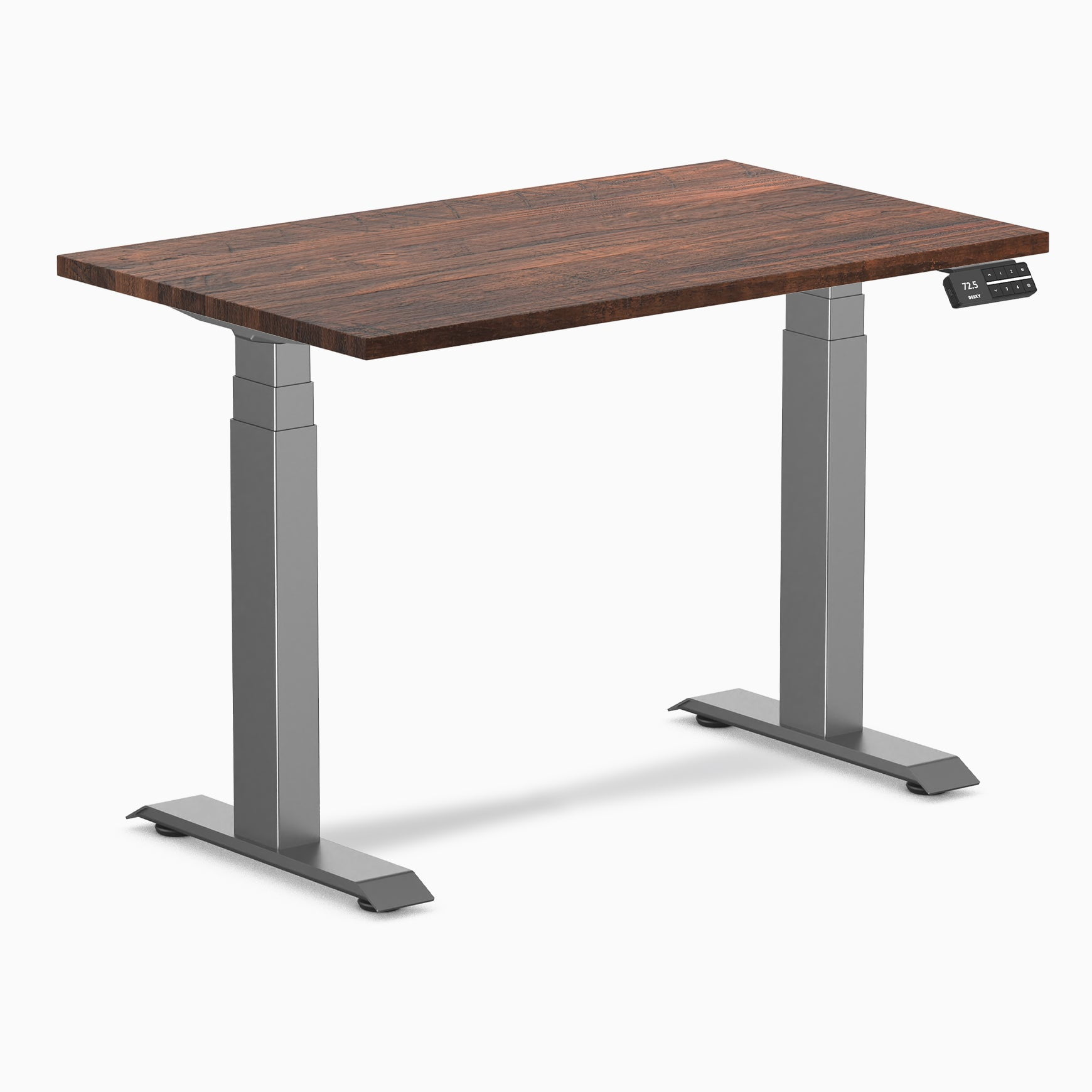 Dual Rubberwood Sit Stand Desk