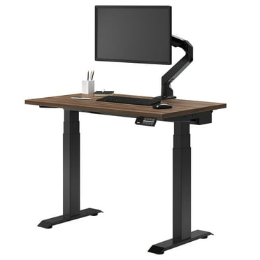 Desky Dual Mini Rubberwood Sit Stand Desk - Natural / 40" X 24" / Matte ...