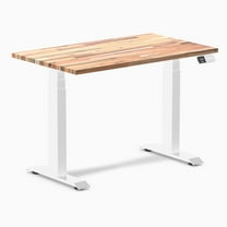 Desky Dual Softwood Sit Stand Desk - Acacia / 48 X 30 Inches / Matte ...