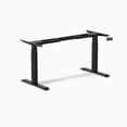 Desky Dual Sit Stand Desk Frame - Matte Black - Walmart.com