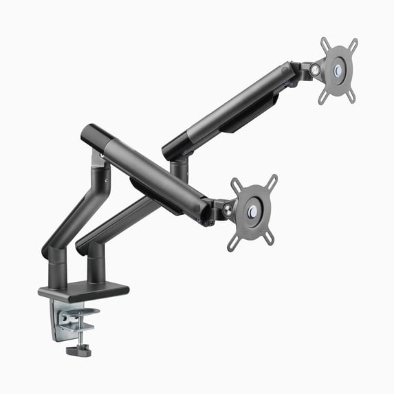 Desky Dual Slim Aluminium Monitor Arm - Space Gray - Walmart.com