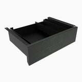 Desky Minimal Under Desk Drawer - Dark Bamboo / Black - Walmart.com