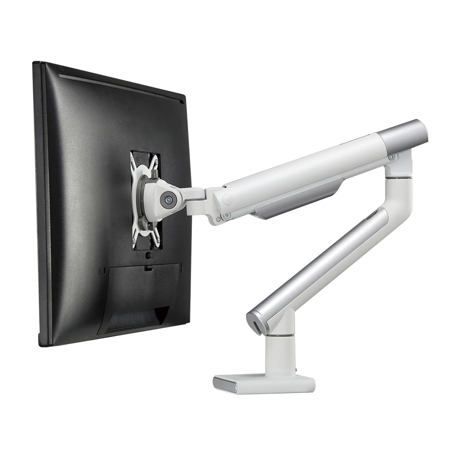 Desky Single Slim Aluminium Monitor Arm - White - Walmart Business Supplies