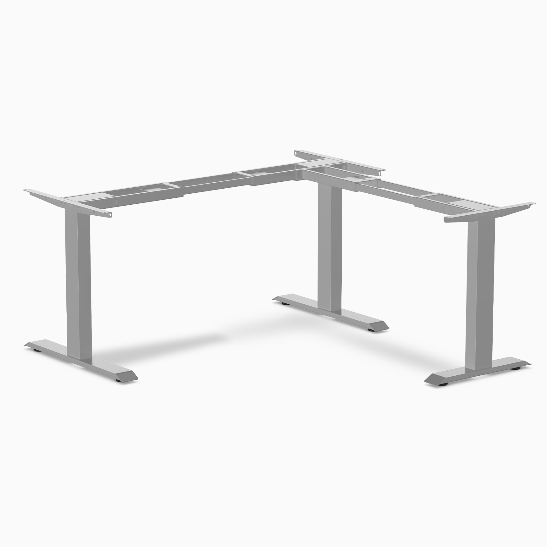 Desky Zero Fixed L-Shape Desk Frame - Gray - Walmart.com