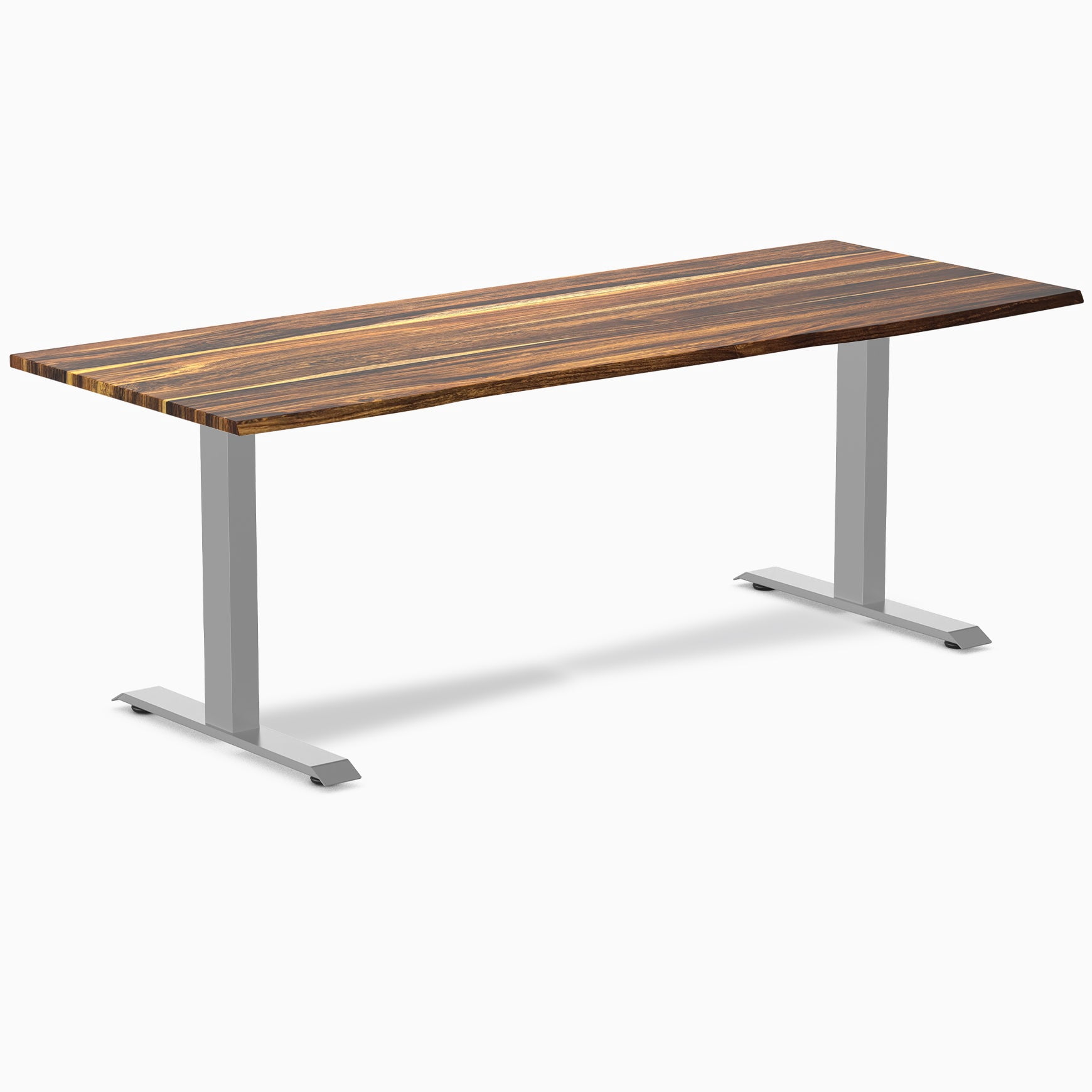 Desky Zero Hardwood Office Desk - Pheasantwood / 80 X 30 Inches / Gray ...