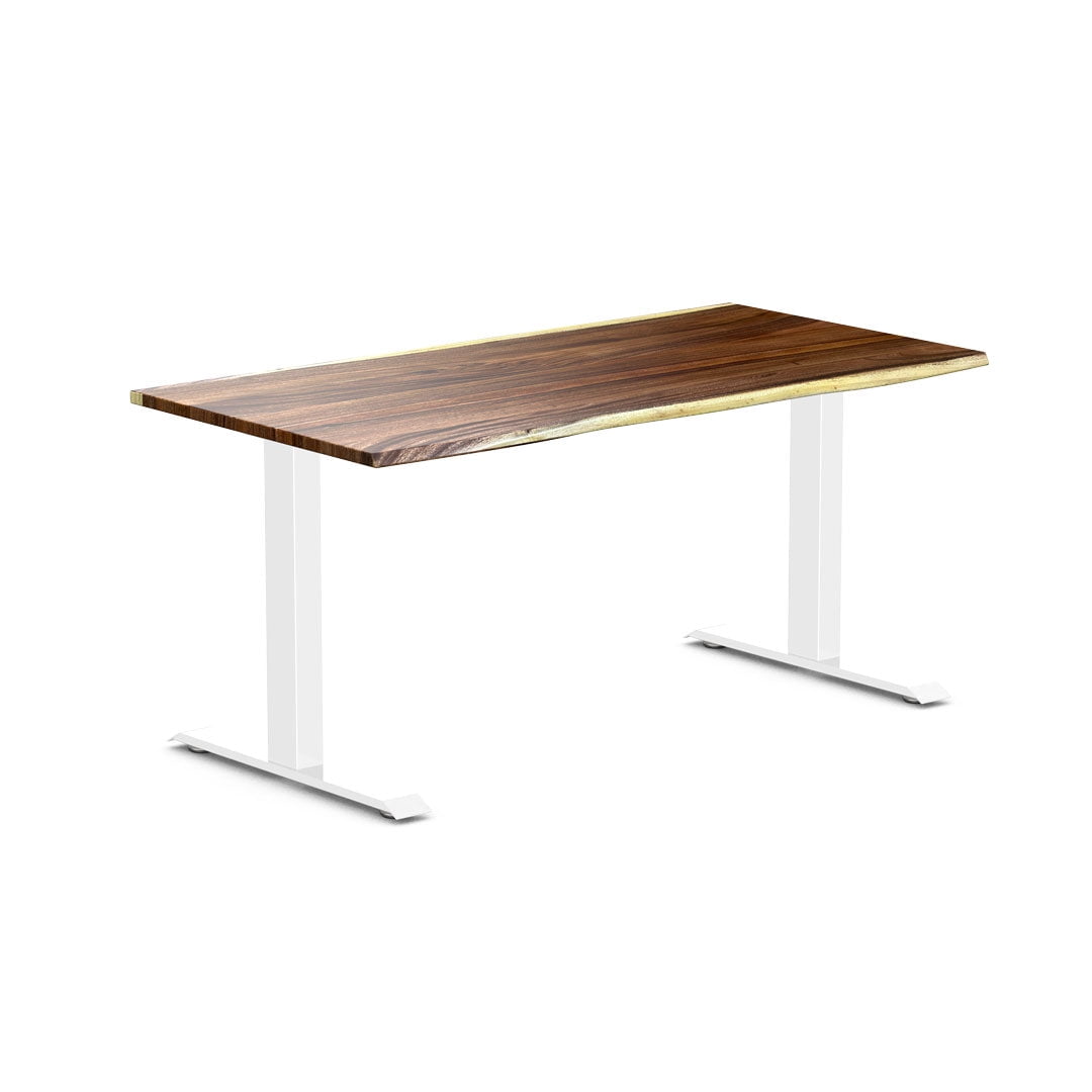 Desky Zero Hardwood Office Desk - Saman / 60 X 30 Inches / White ...