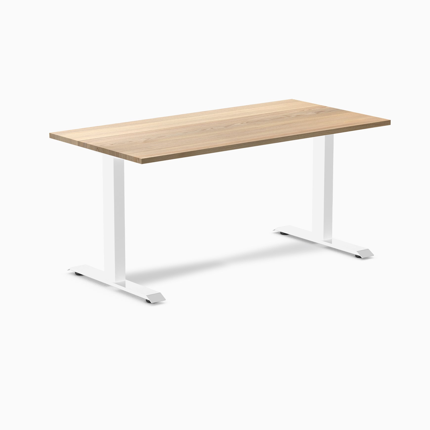 Desky Zero Hardwood Office Desk - White Ash / 60 X 30 Inches / White ...