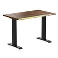 Desky Zero Mini Hardwood Office Desk - Saman / 40" X 24" / Matte Black ...