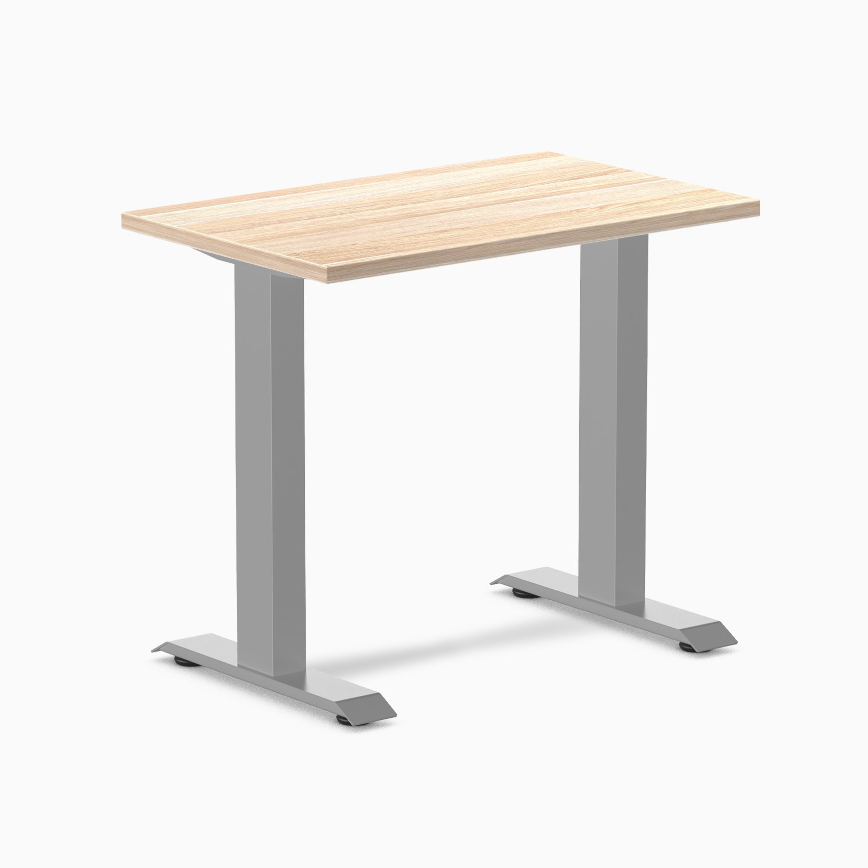 Desky Zero Mini Office Desk - Classic Oak / 32" X 20" / Gray - Walmart.com
