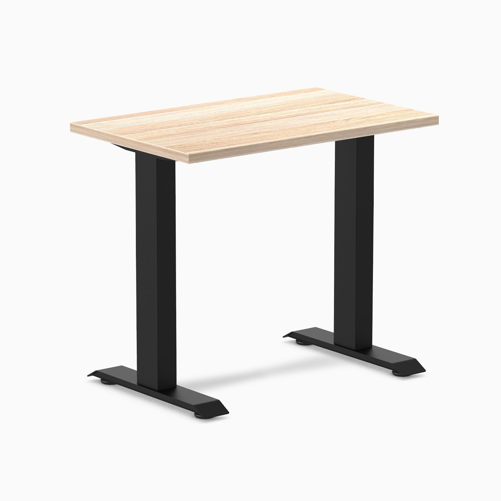 Desky Zero Mini Office Desk - Classic Oak / 32" X 20" / Matte Black ...
