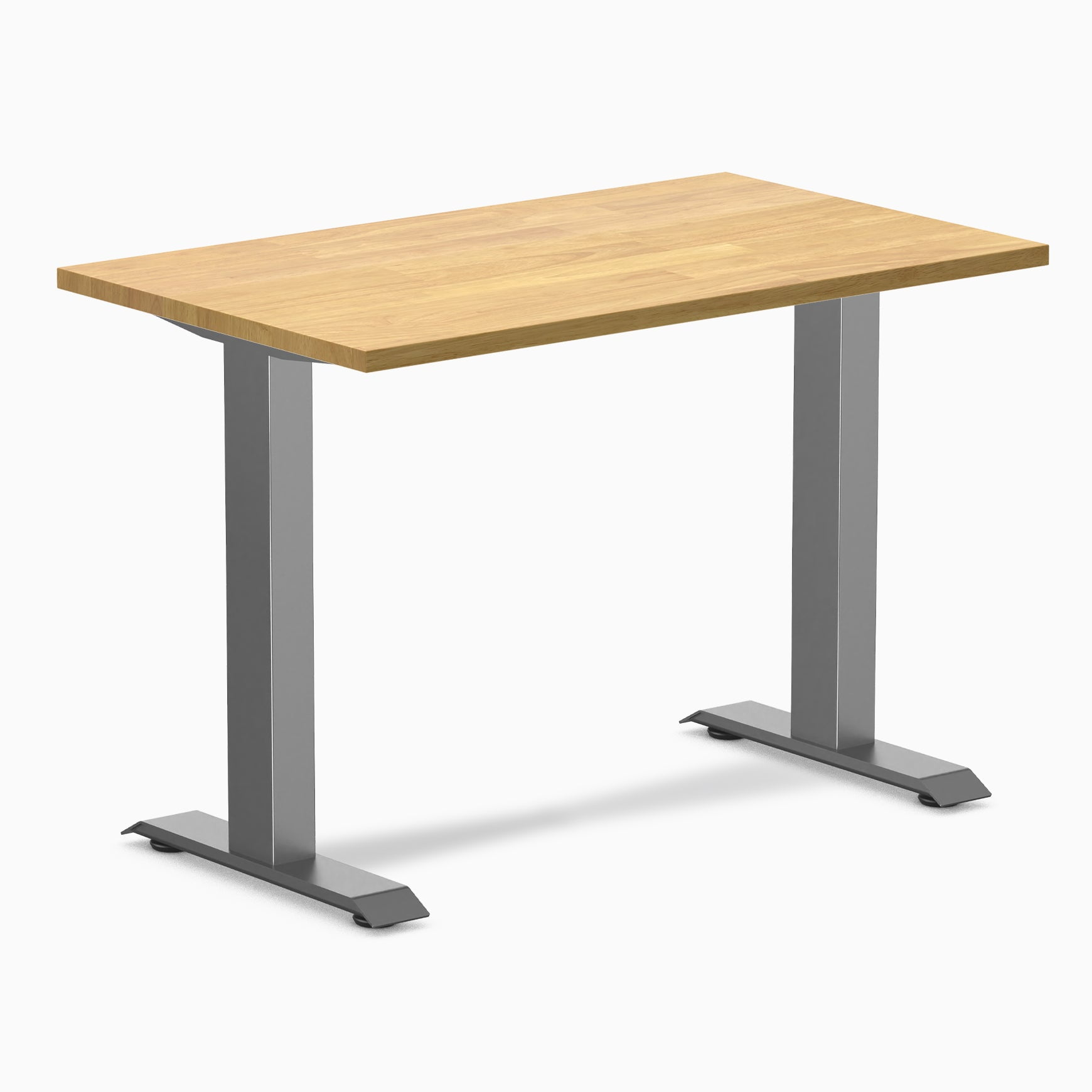 Desky Zero Mini Rubberwood Office Desk - Light Oak / 40" X 24" / Space ...