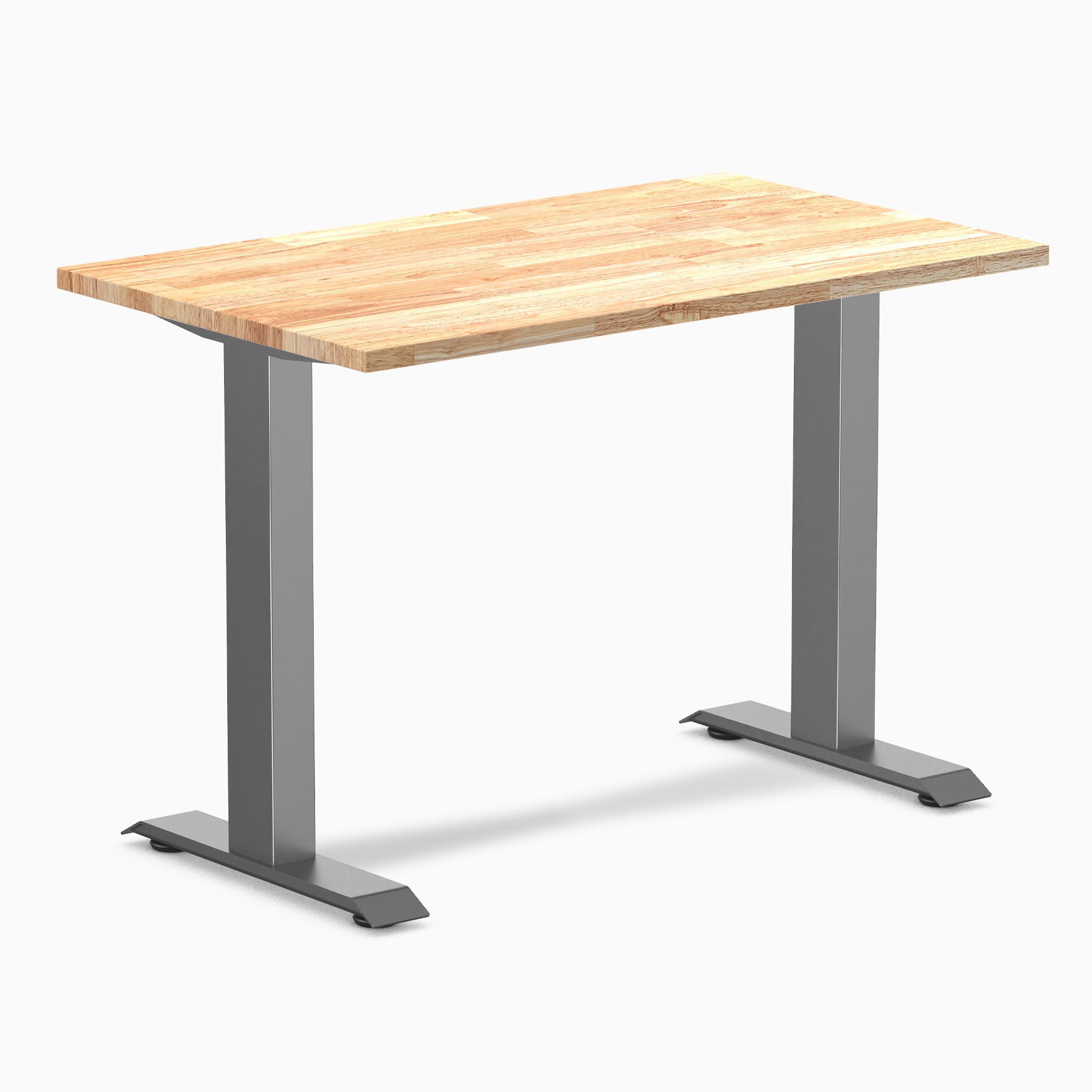 Desky Zero Mini Rubberwood Office Desk - Natural / 40" X 24" / Space ...