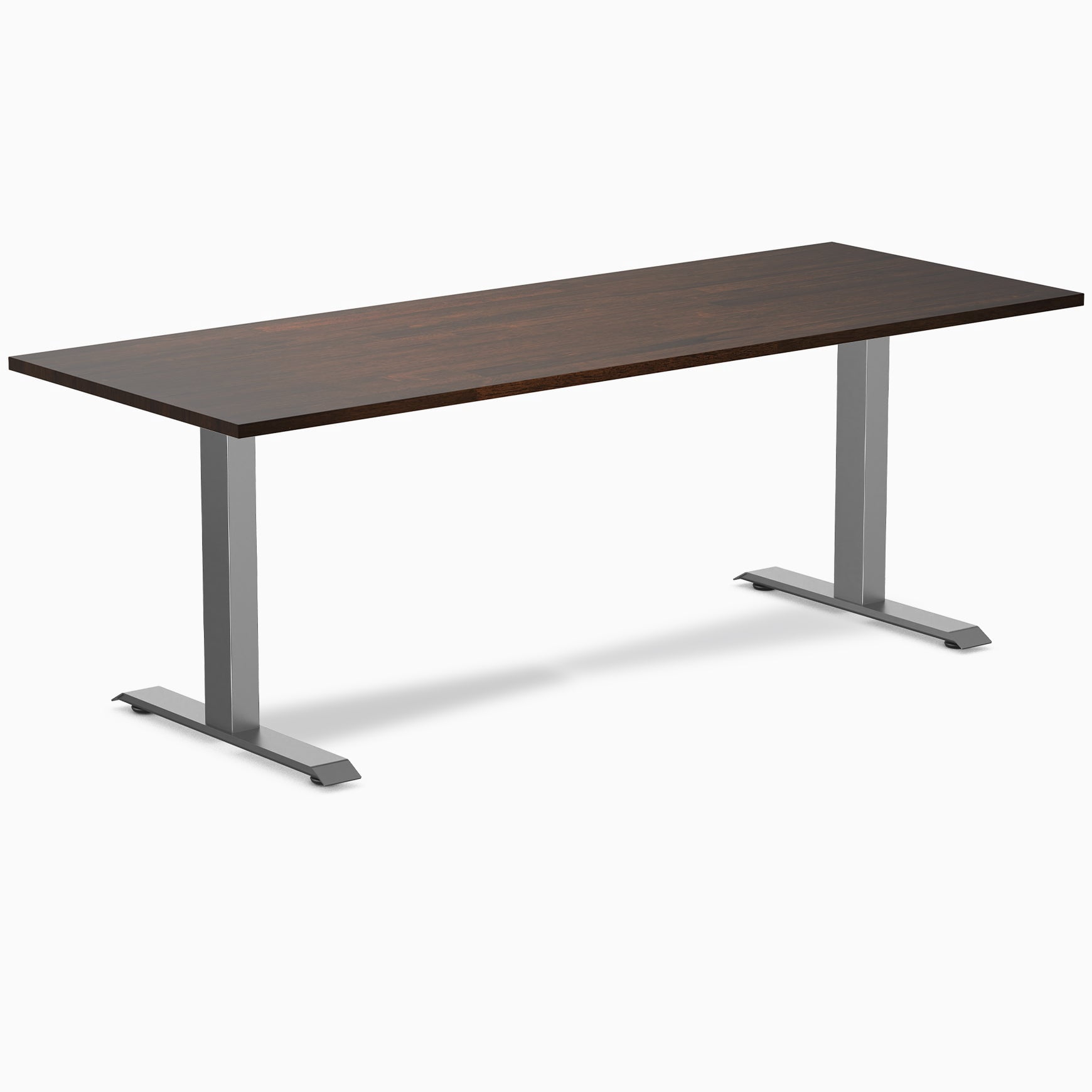 Desky Zero Rubberwood Office Desk - Dark Walnut / 80 X 30 Inches ...