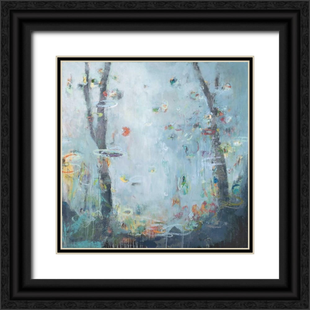 Desmond, Noah 26x26 Black Ornate Wood Framed with Double Matting Museum ...