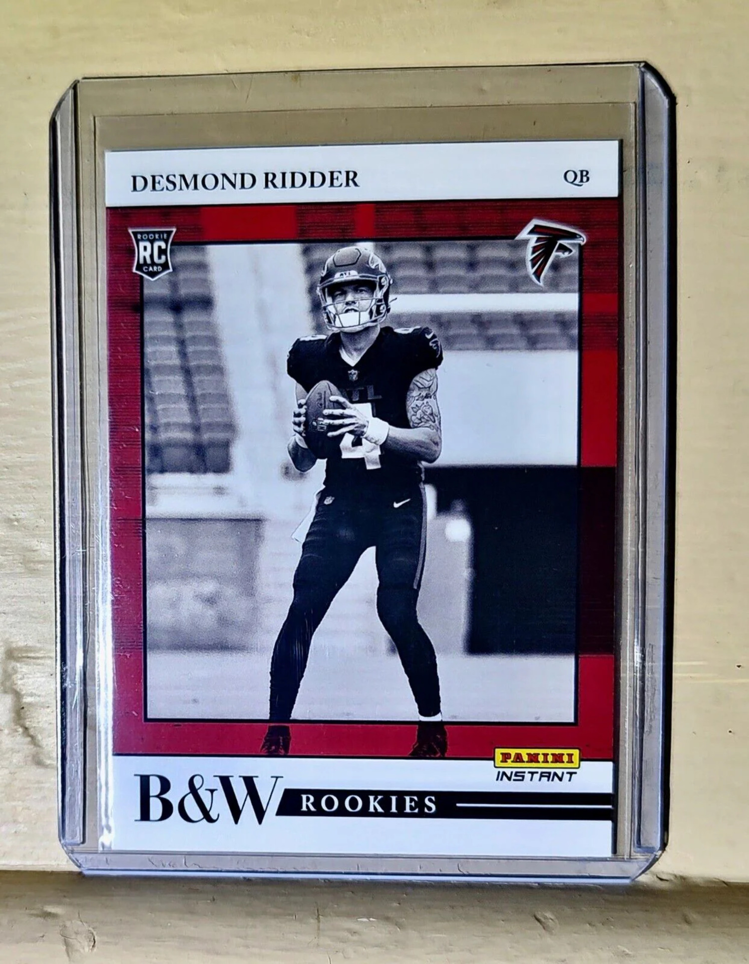 Desmond Ridder 2022 Panini NFL Black White Rookies #24 Football Card 1 ...