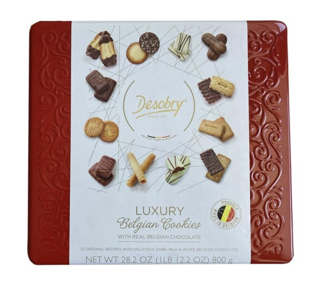 Desobry Belgian Chocolate Cookie Assortment 82 Cookies - Walmart.com