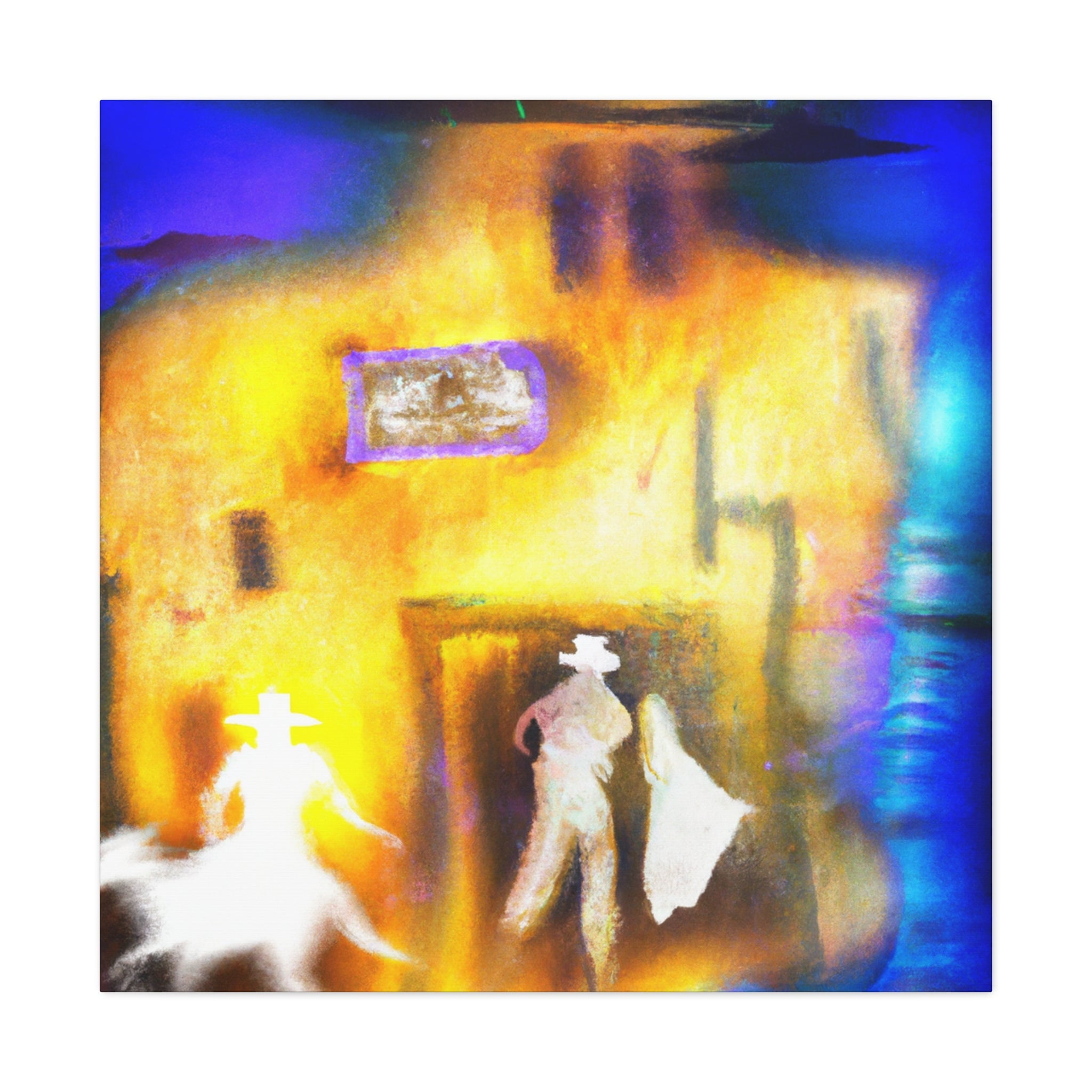 "Desolate Ghost Town Sunset" - Canvas - Walmart.com