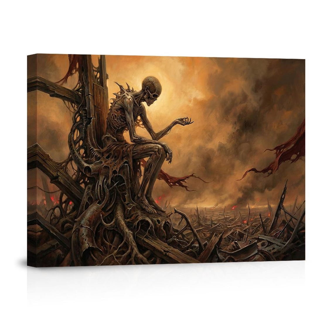 Desolate Wasteland Figure Dark Fantasy Home Modern For Living Room Game ...
