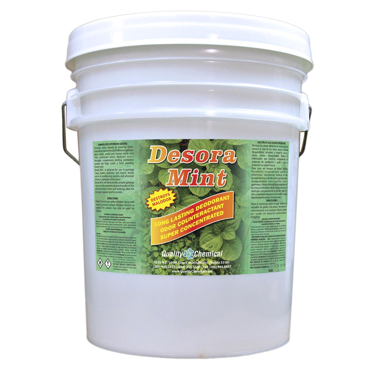 Desora Mint Concentrated mint fragrance deodorant - 5 gallon pail ...