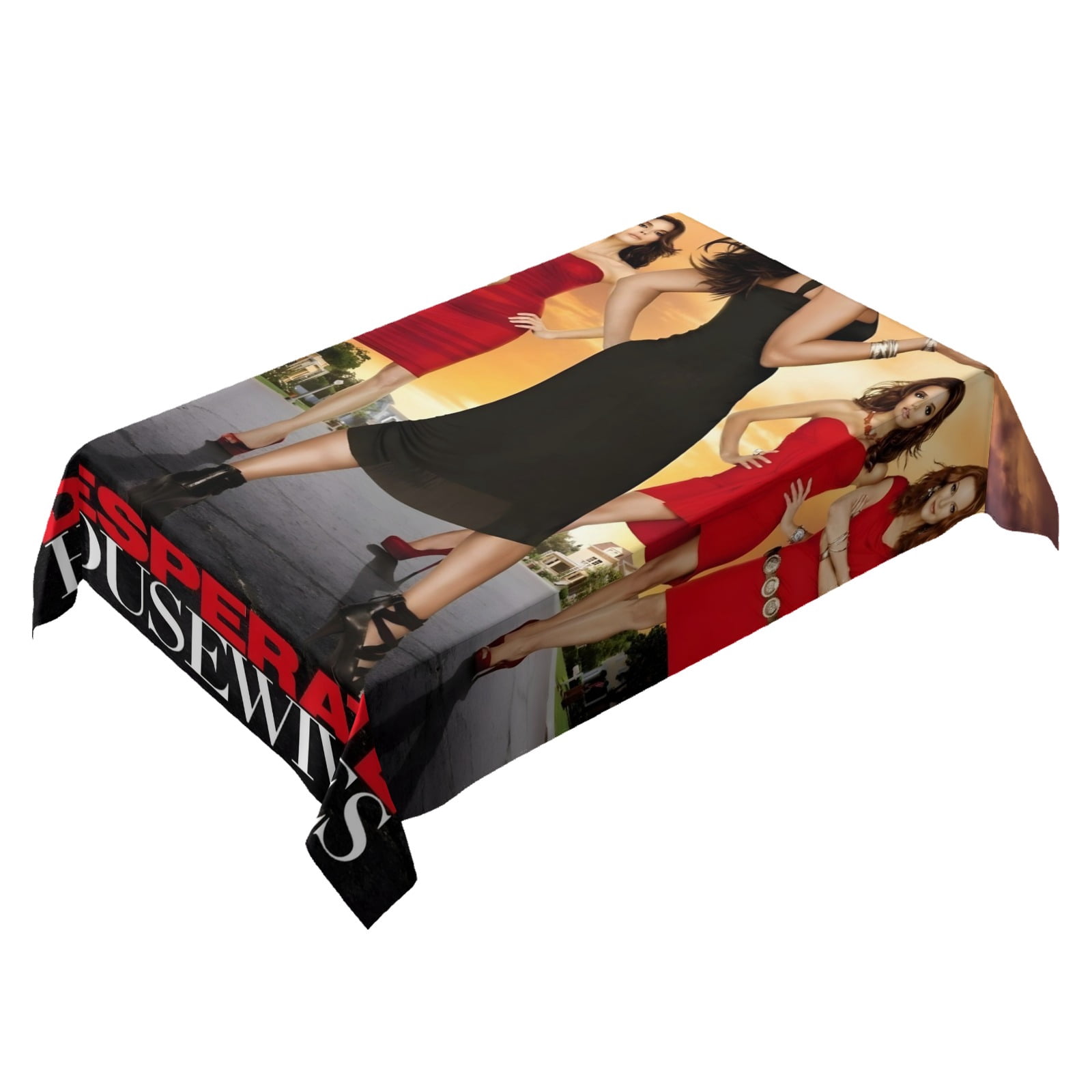 Desperate Housewives-theme square tablecloth has an iconic print, fits ...