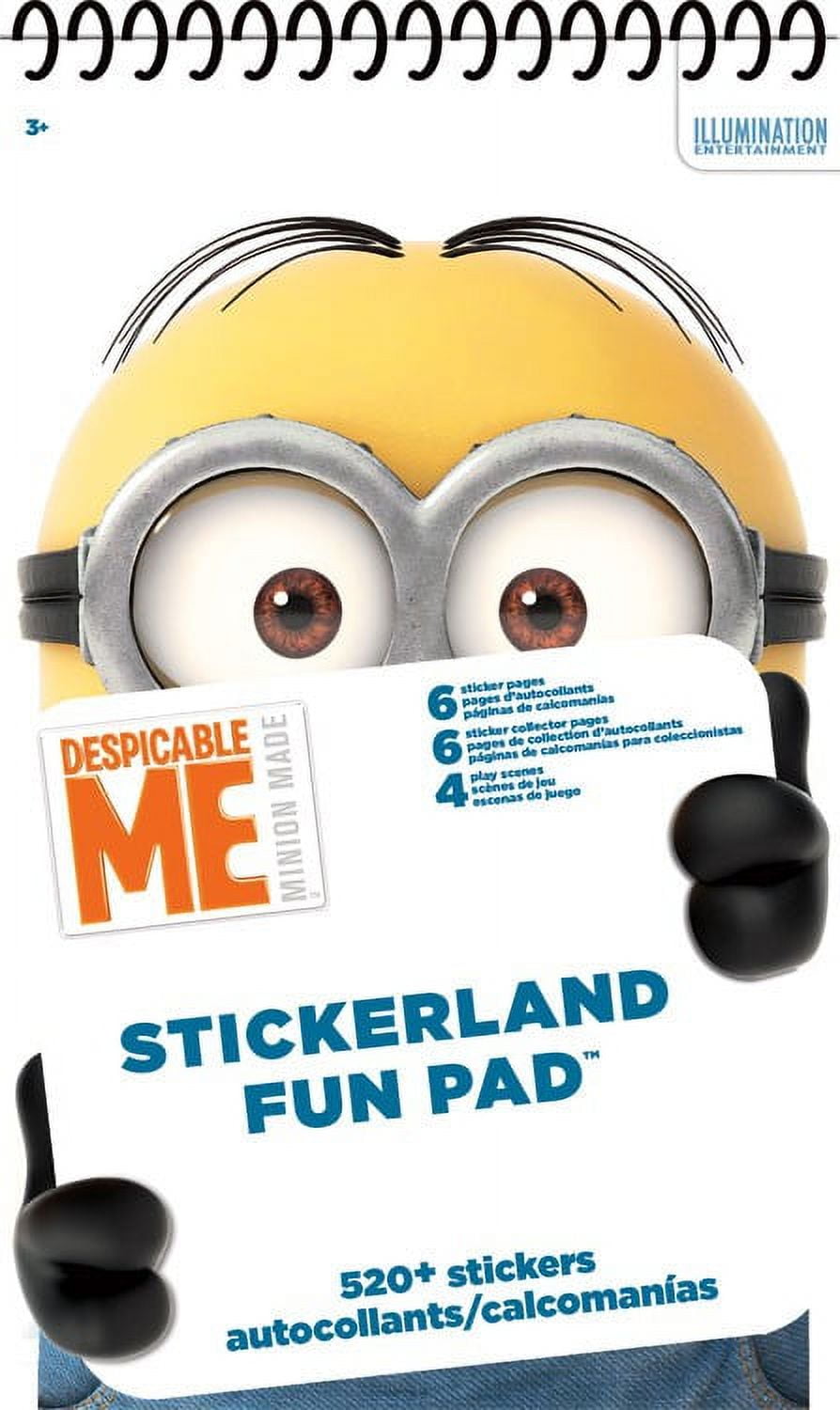 Despicable Me 2 Stickerland Activity Pad - 16 pages - Walmart.com