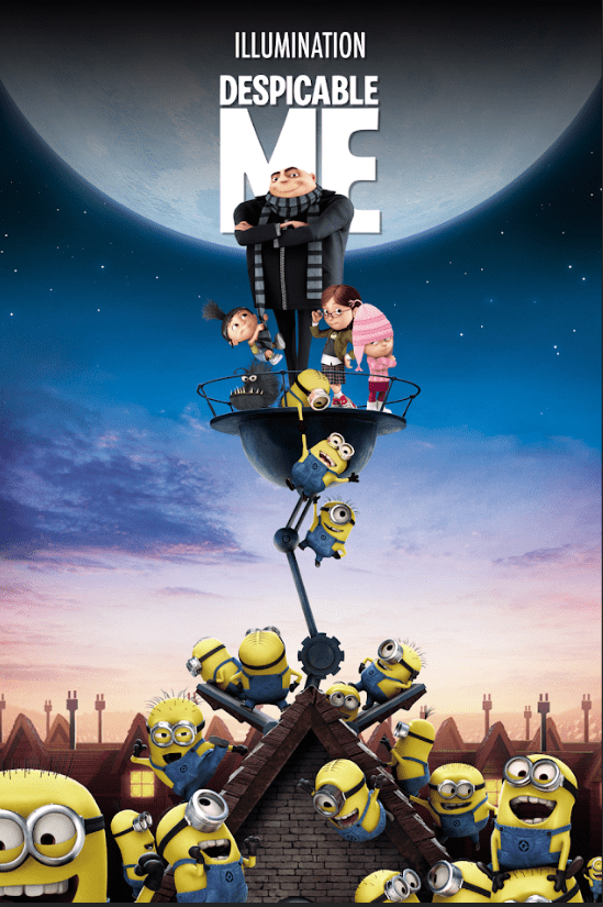 Despicable Me 2010 Poster 24x36 - Animated Comedy Family Film Minions ...