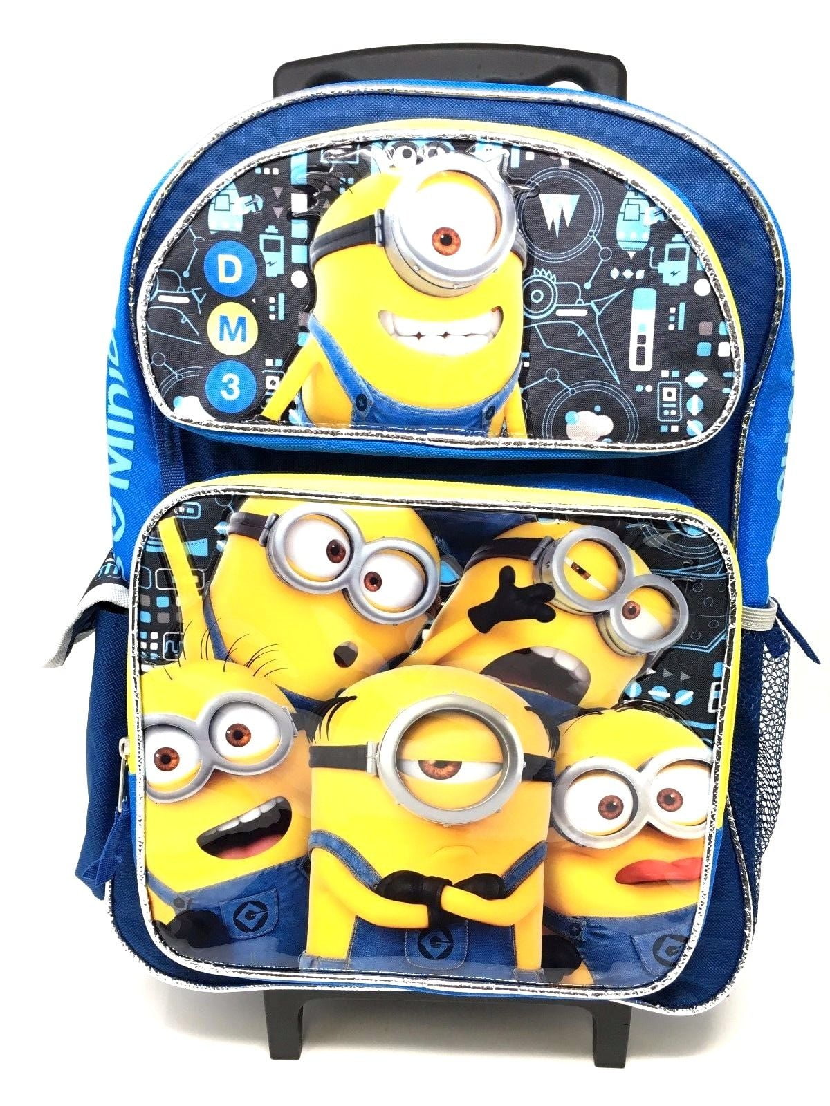 Despicable Me 3 Minions 16" Large Rolling Backpack - Walmart.com