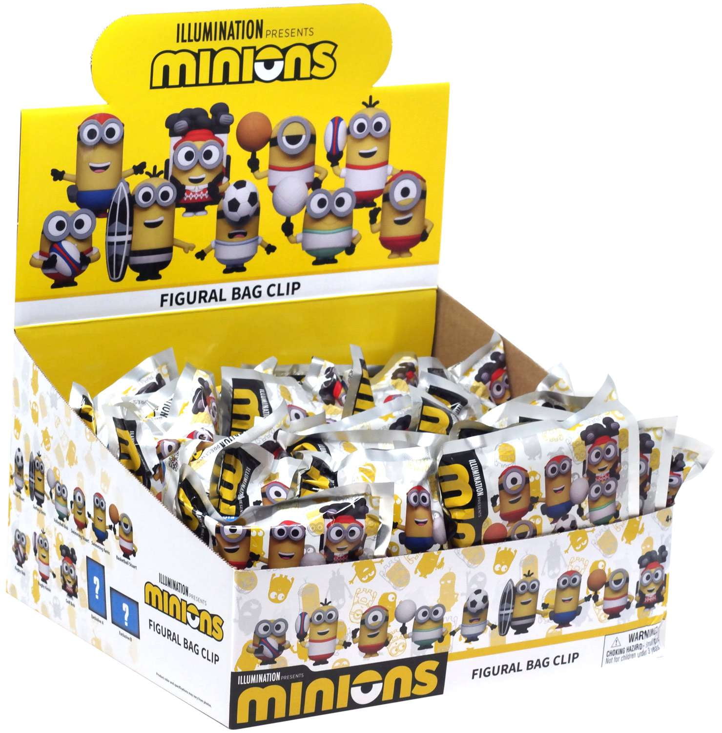 Despicable Me 3D Figural Bag Clip Minions Sports Series 1 Mystery Box ...