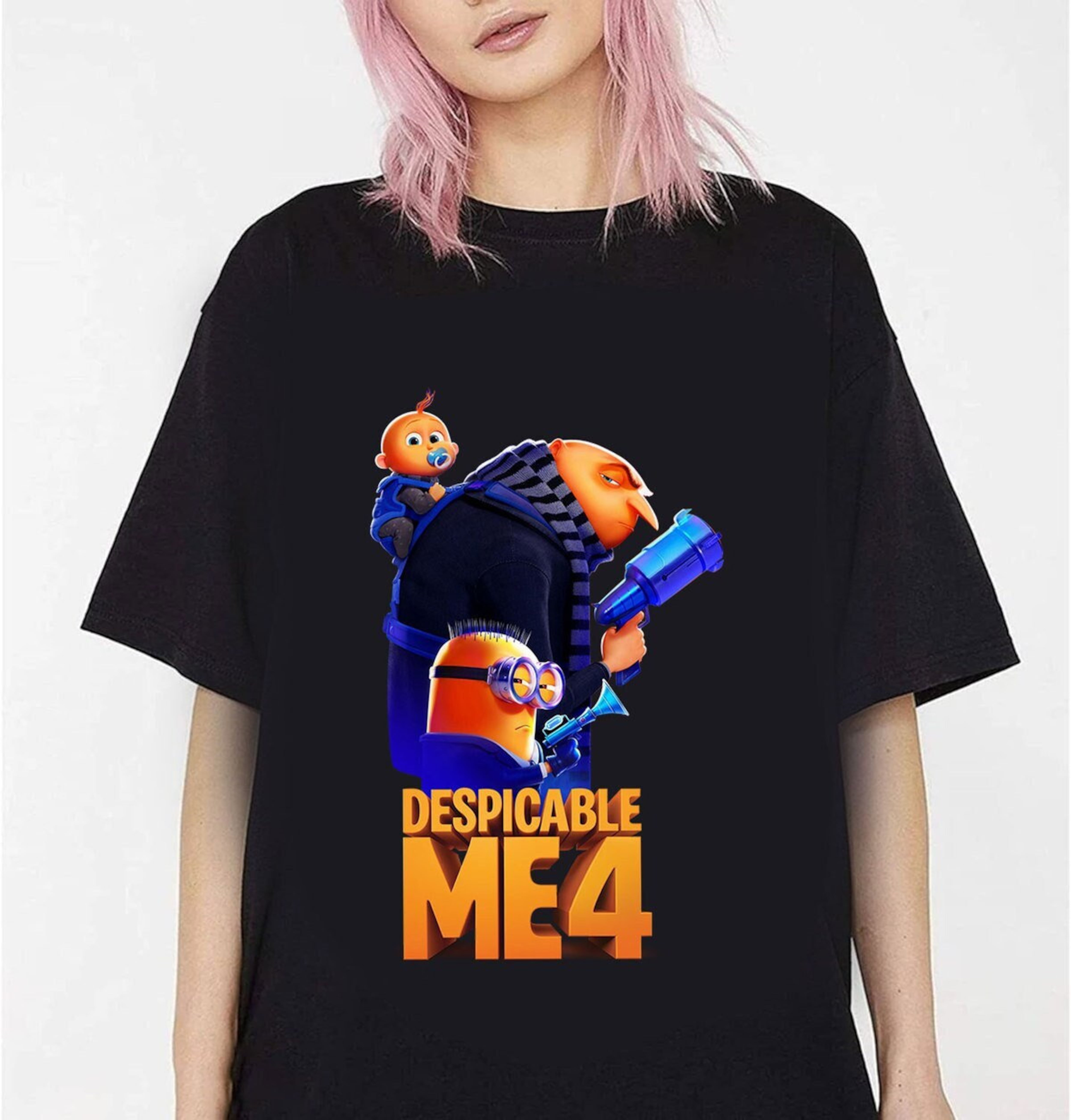 Despicable Me 4 2024 Movie Shirt, Minions T-shirt, Gru Family Shirt ...