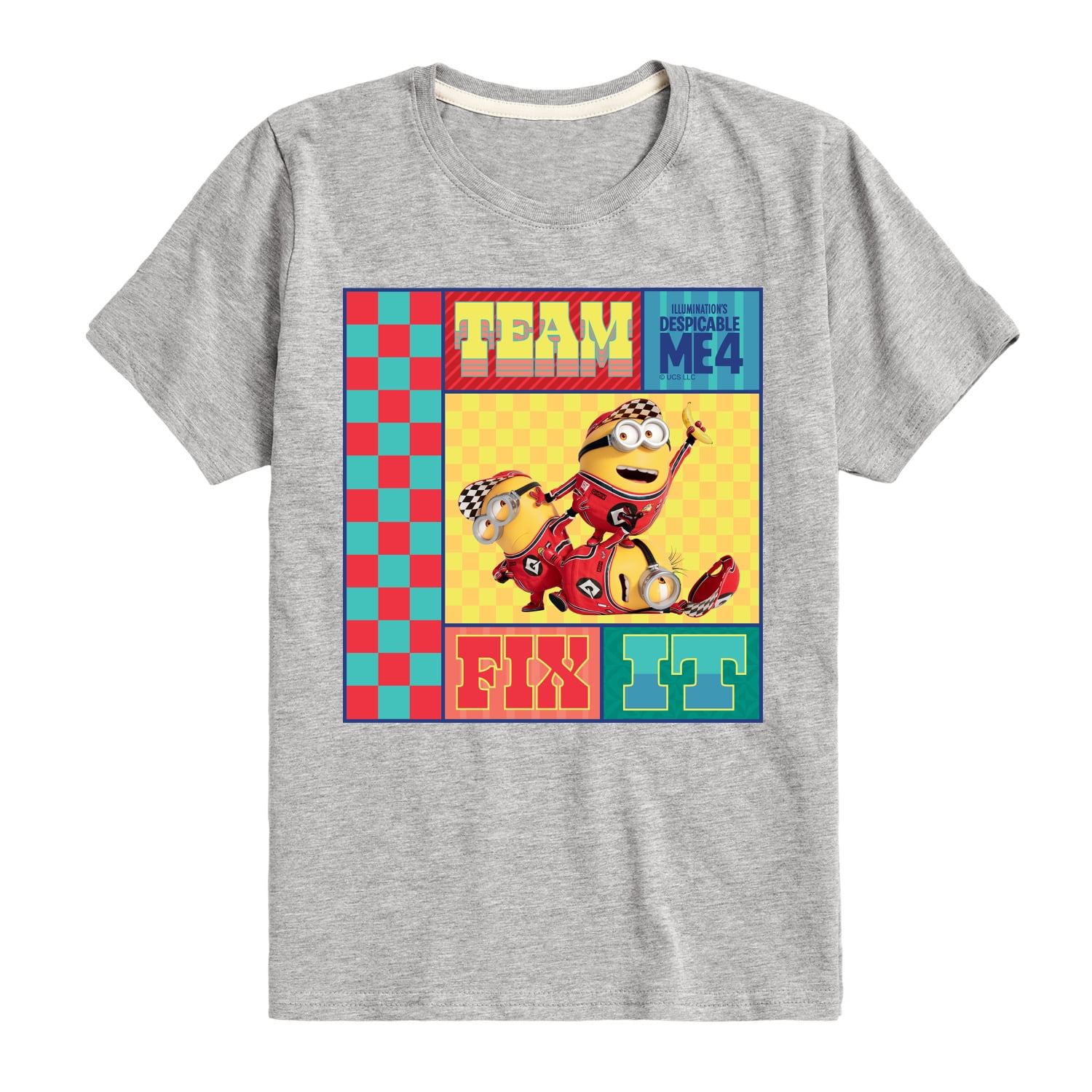 Despicable Me 4 - Team Fix It - Youth And Toddler Short Sleeve Graphic ...