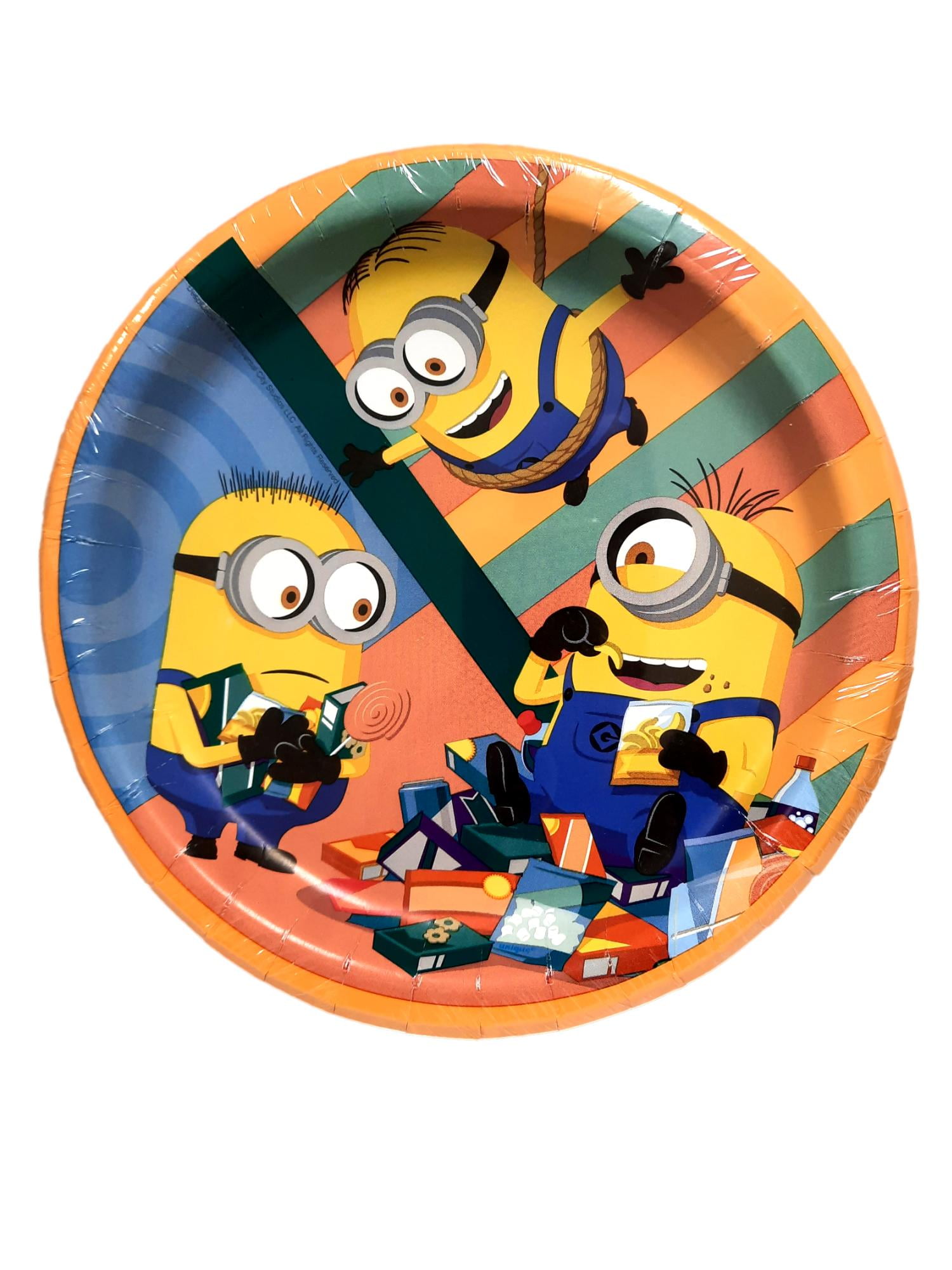 Despicable Me 8 ct 9" Dinner Lunch Plates Cute Minions - Walmart.com