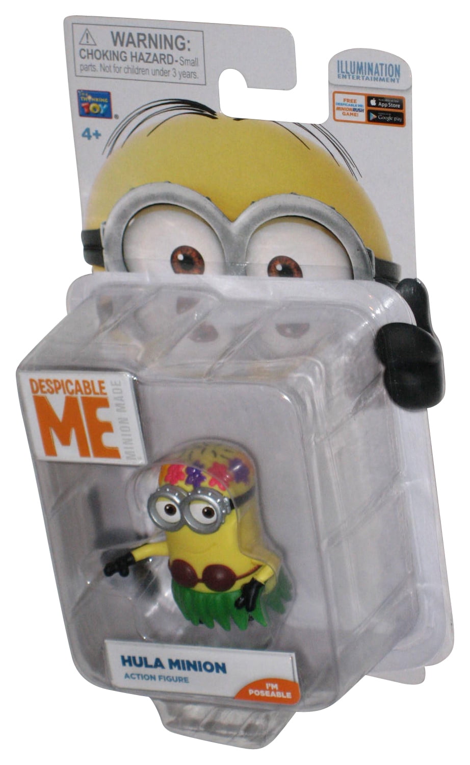 Despicable Me Hula Minion Thinkway Toys Poseable Figure - Walmart.com
