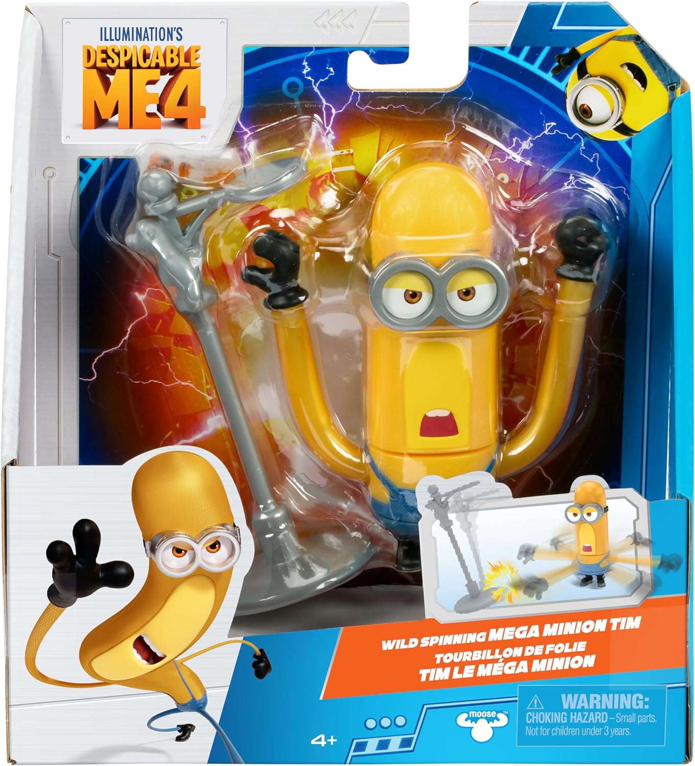Customer reviews for Despicable Me: Mega Minion Tim Action Figure, with Wild Spinning Feature ...