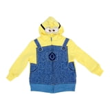 Despicable Me Minion Child Yellow Zip Up Costume Sweatshirt - Walmart.com