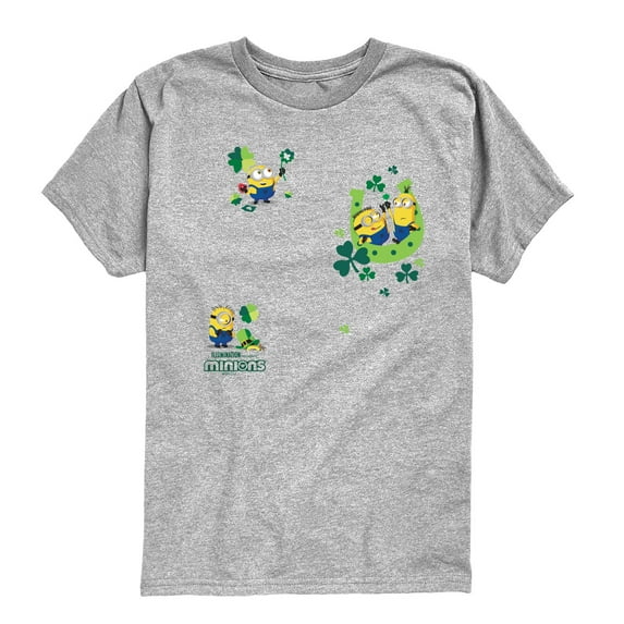 Despicable Me - Minion Shamrock - Youth Boys Short Sleeve Graphic T ...