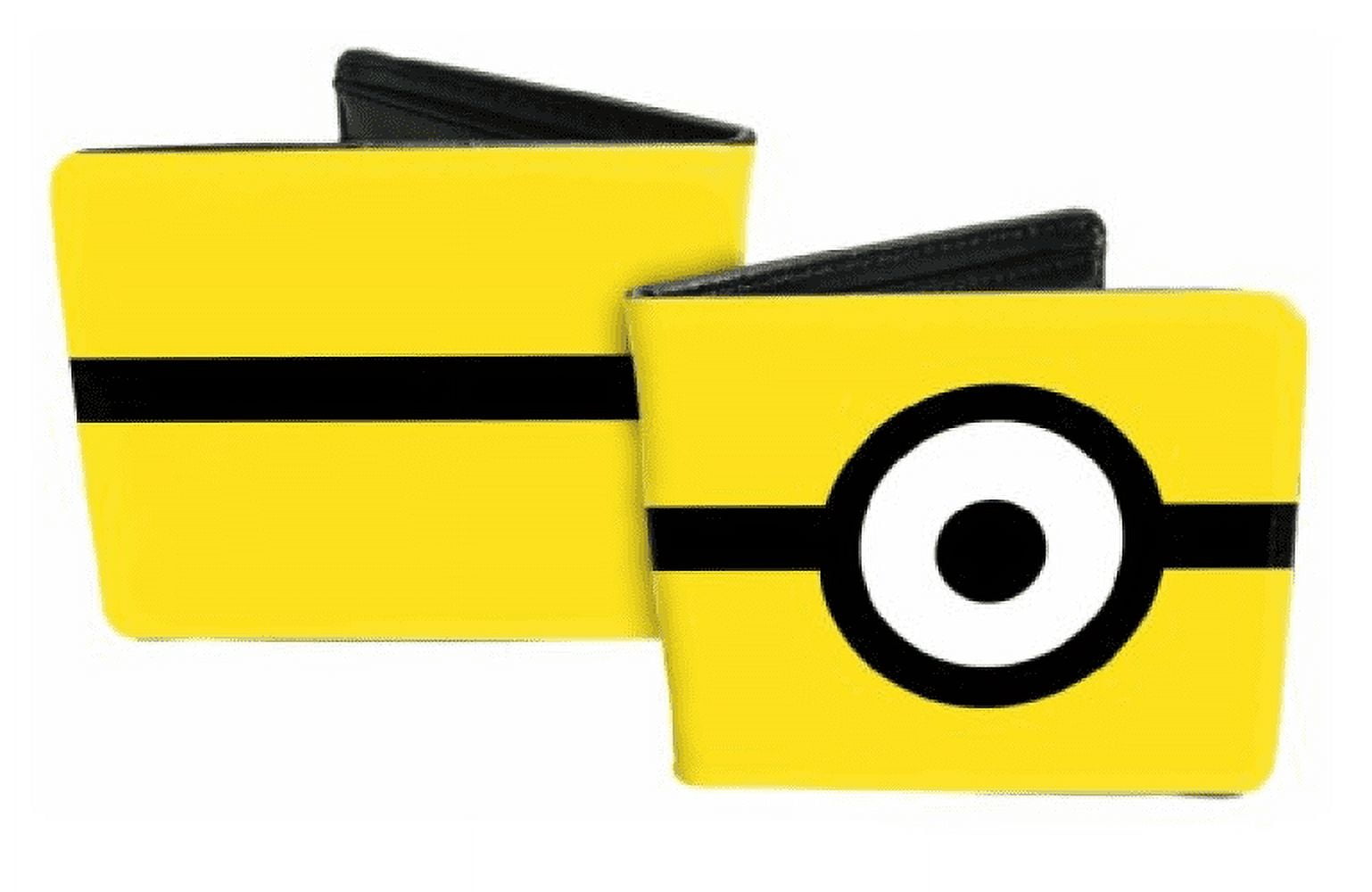 Despicable Me - Minion Yellow & Black Eye Design Bi-Fold Wallet ...
