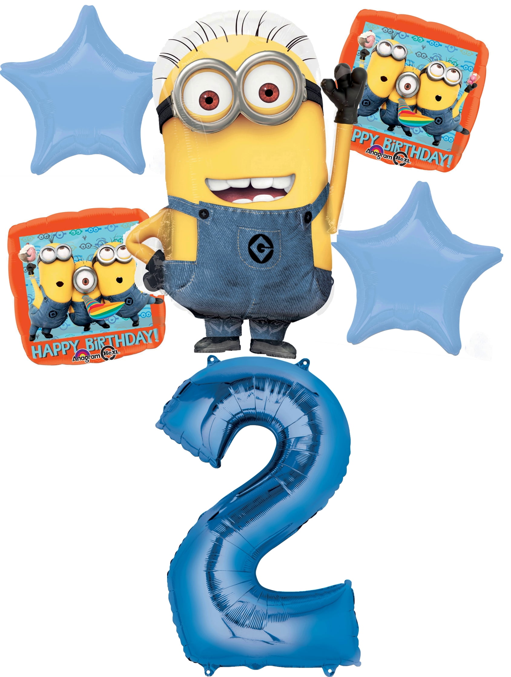 Despicable Me 2 Birthday Banner Despicable Me 3 Minions 2nd Birthday