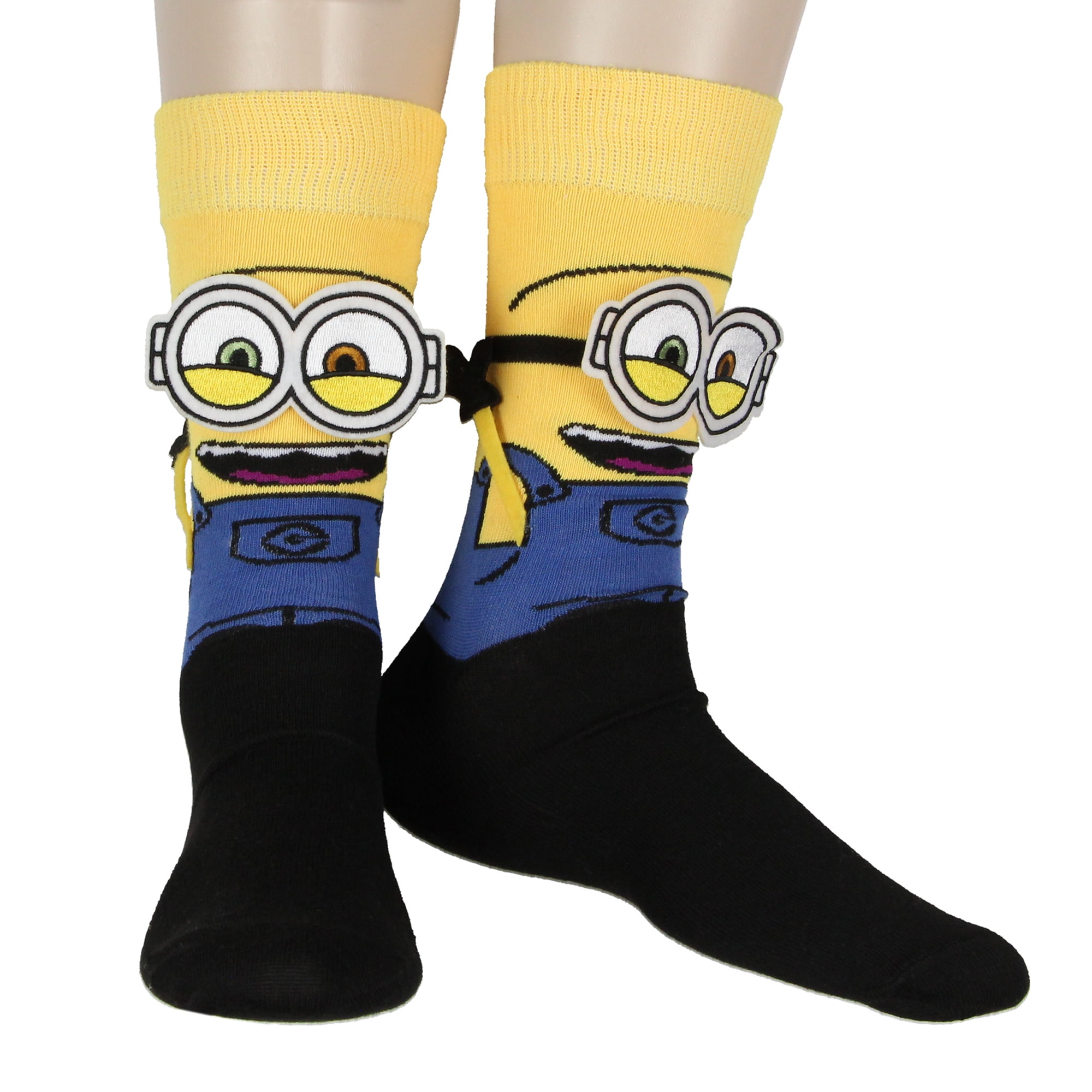 Despicable Me Minions Socks 3D Bob The Minion Character Soft And ...