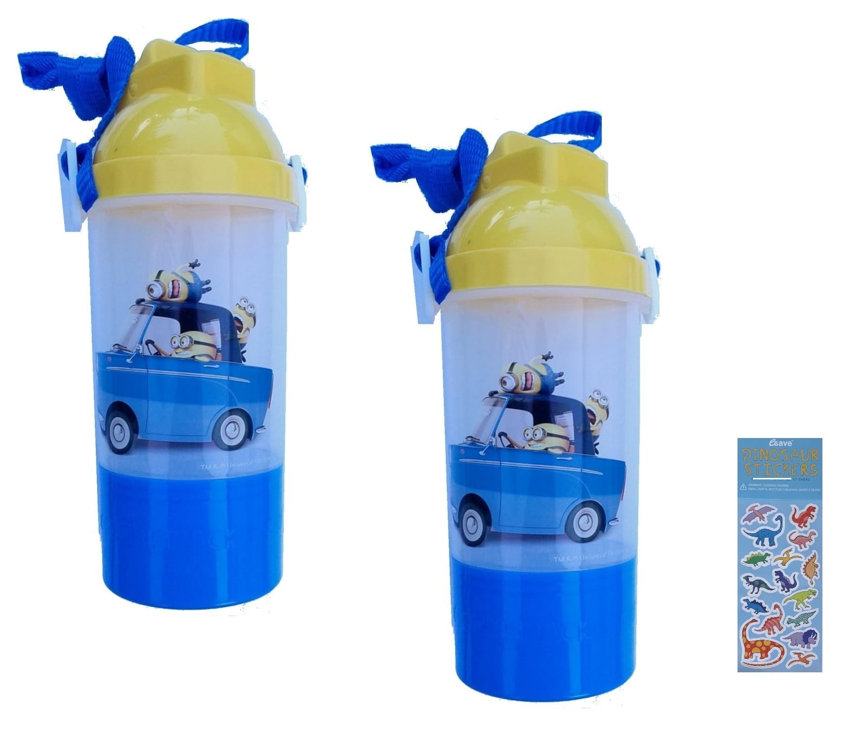 Despicable Me Minions Bundle includes 2 Plastic Water Bottles with ...