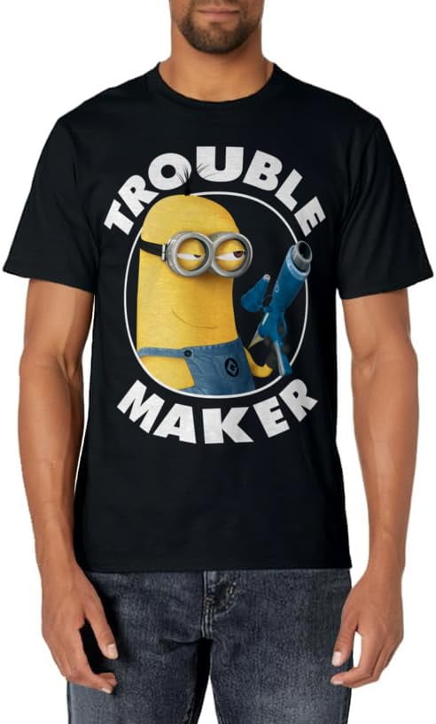 Despicable Me Minions Kevin Trouble Maker Graphic T-Shirt T-Shirt ... Despicable Me Minions Kevin Trouble Maker Graphic T-Shirt T-Shirt ...