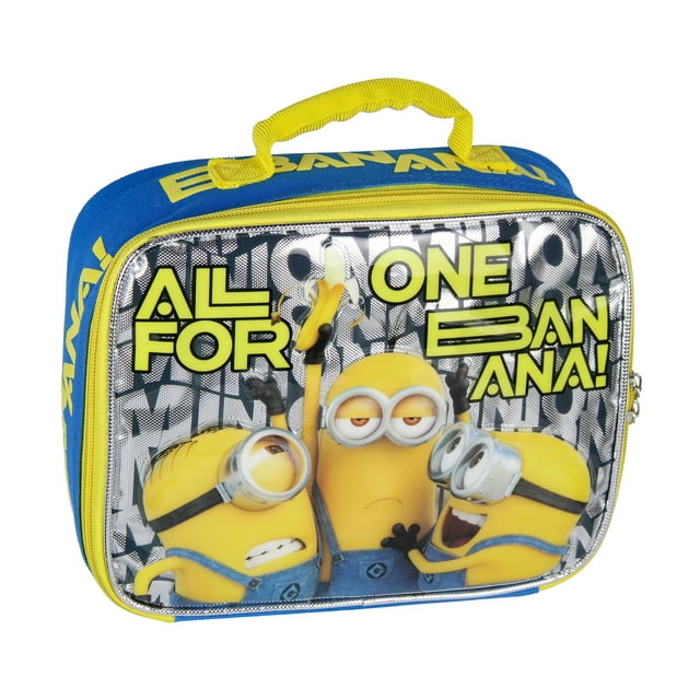 Despicable Me Minions Lunch Box One Banana Insulated Kids Lunch Bag ...