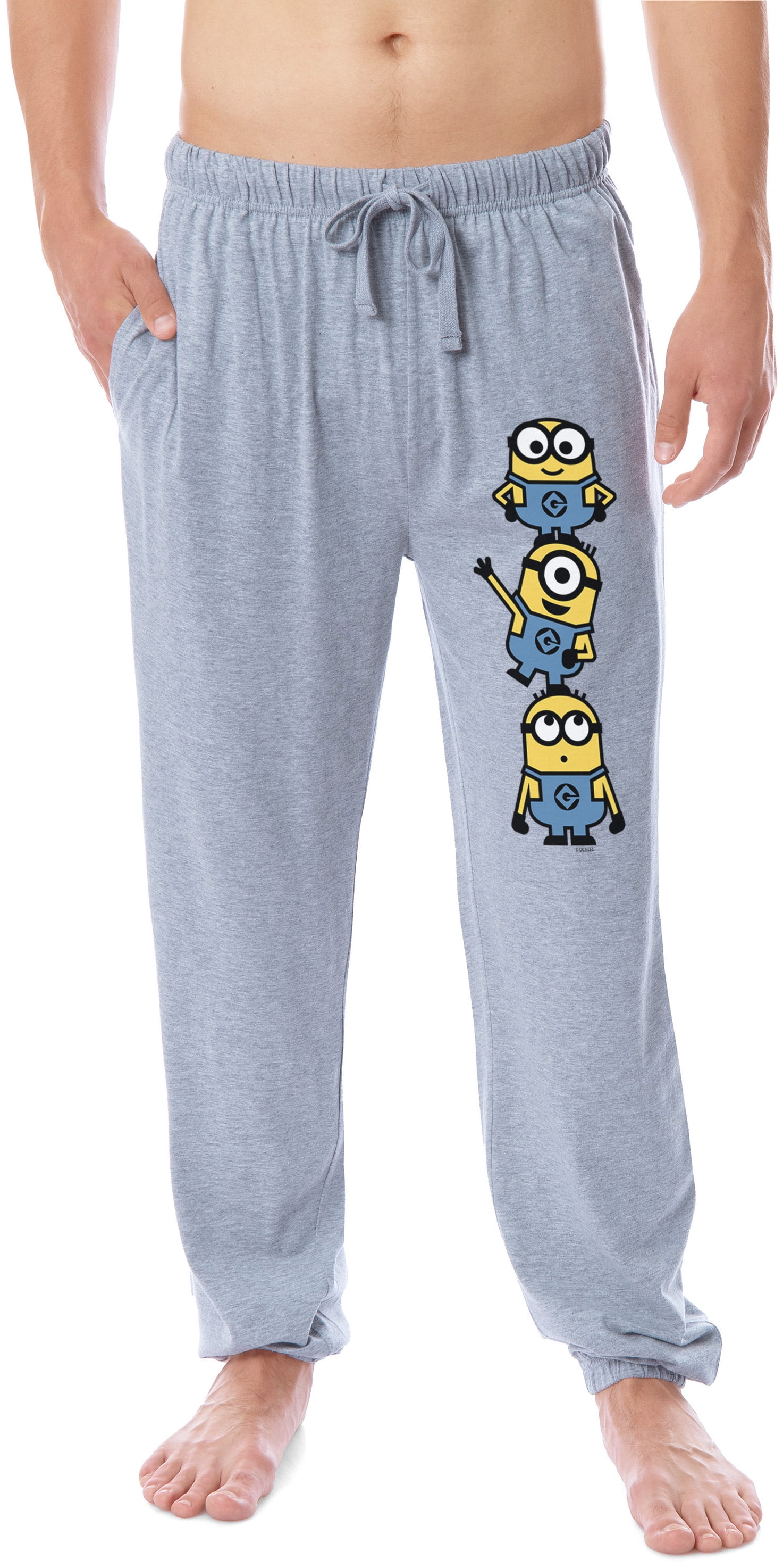Despicable Me Minions Men's Chibi Sleep Jogger Pajama Pants For Adults ...