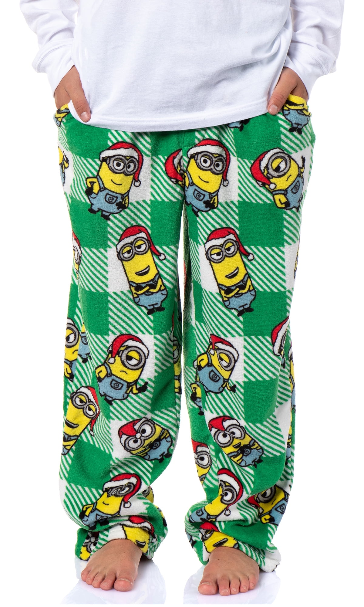 Despicable Me Minions Men's Christmas Santa Adult Sleep Lounge Pajama ...