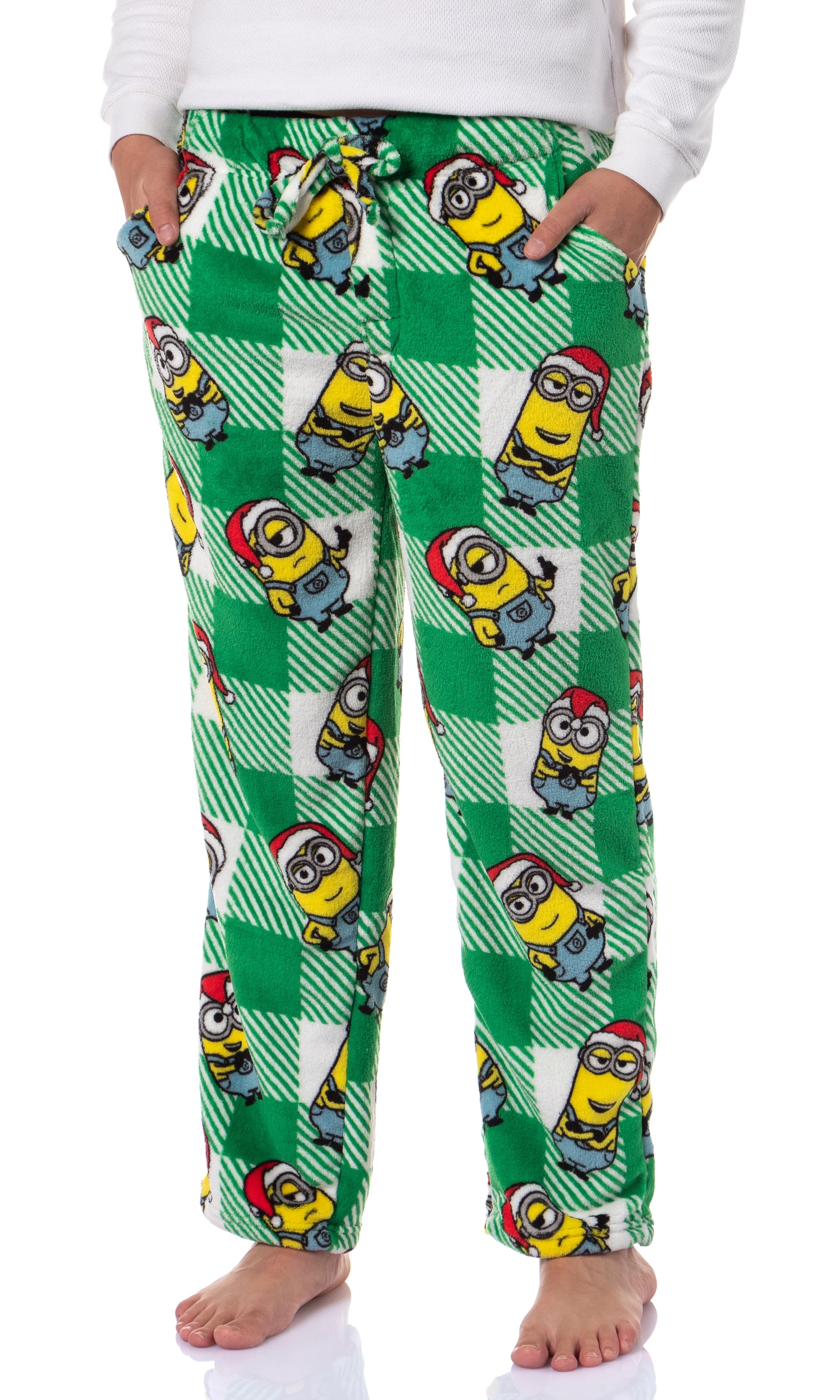 Despicable Me Minions Men's Christmas Santa Adult Sleep Lounge Pajama ...